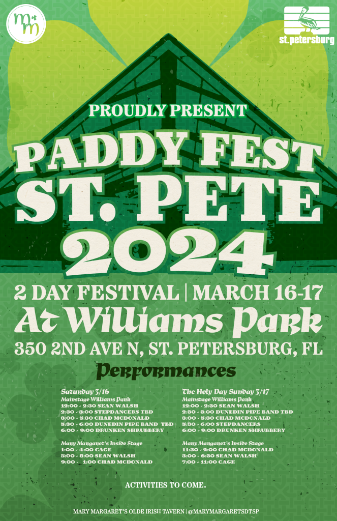 Paddy Fest St. Pete - March 16-17 2024